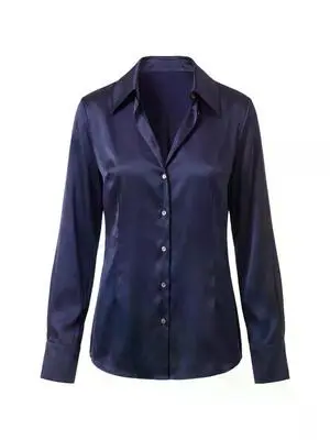 NICHOLAS Paloma Shirt Ink - Blue