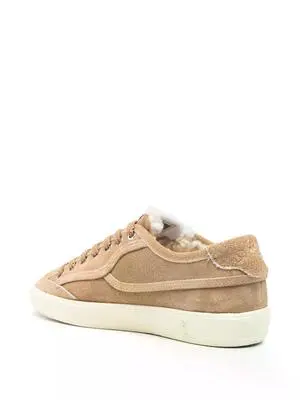 AUTRY Windscape Shearling-lined Suede Sneakers
