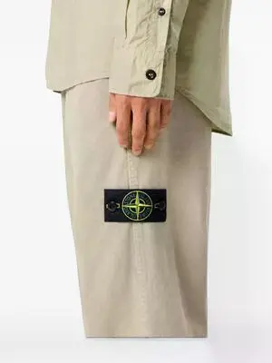 Stone Island Logo-patch Chino Trousers