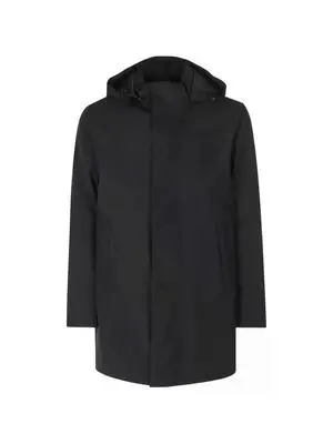 Herno Gore-tex® Hooded Concealed-fastening Jacket - Black