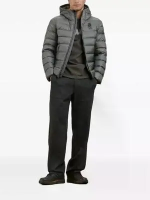 BLAUER. Quilted Hooded Jacket