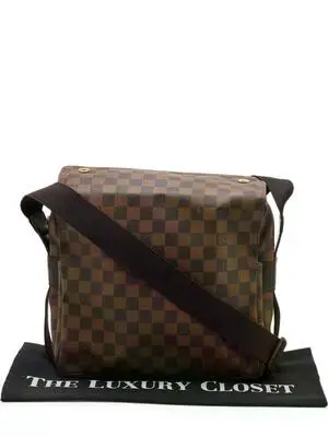 LOUIS VUITTON 2000 Naviglio Damier Ebene Shoulder Bag