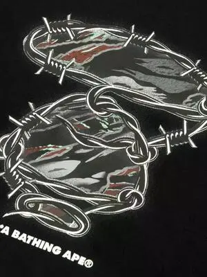 AAPE BY *A BATHING APE Moonface Graphic-print T-shirt