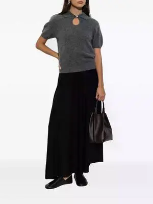 BY MALENE BIRGER Geri Knitted Maxi Skirt - Black