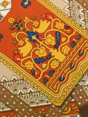 Hermès 20th Century Brins D Or Silk Scarf 45 Scarves