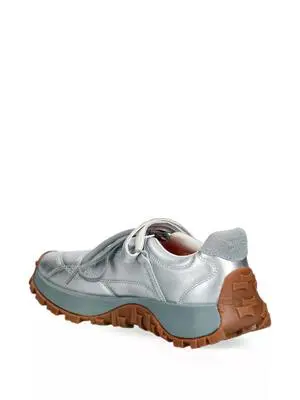 Camper Drift Trail Metallic Leather Sneakers - Grey
