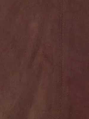 DUNST Minimalist Mini Skirt - Brown