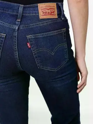LEVI'S Washed Straight-leg Jeans