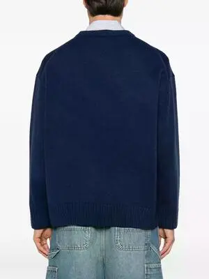 FOUND Wildlife Giraffe-embroidered Sweater