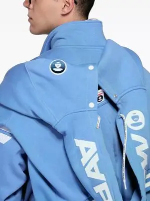AAPE BY *A BATHING APE Aapenow Moonface Zip-up Hoodie - Blue