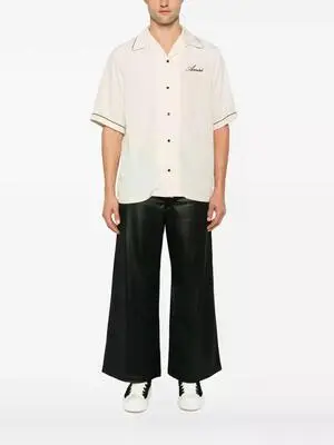 Amiri Graphic-patch Camp-collar Shirt