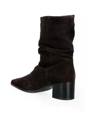 SUMMERY COPENHAGEN Slouchy Pointed-toe Boots