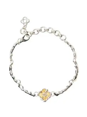 Casablanca Splash Sculptural-link Bracelet - Silver