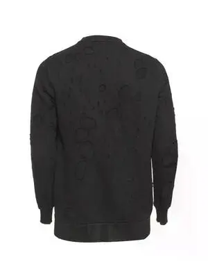 Givenchy Logo-print Distressed Hoodie