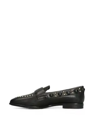 PEDRO MIRALLES Sion Stud-embellished Leather Loafers