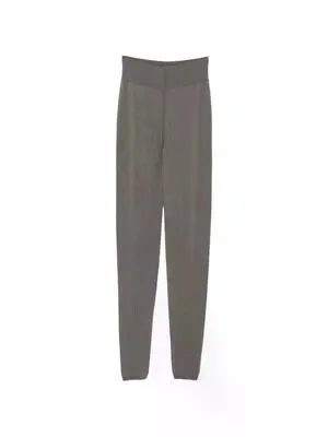 Rick Owens High-waisted Knitted Legging - Grey