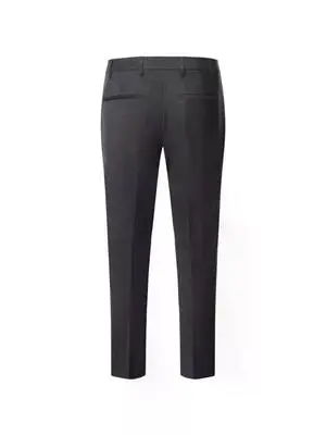 MICHAEL COAL Pressed-crease Tailored Trousers