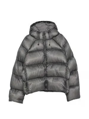 DAILY PAPER Hooded Quilted Jacket - Black
