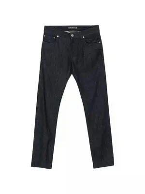Corneliani Logo-patch Jeans - Blue
