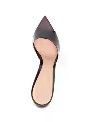 GIANVITO ROSSI Elle Patent-leather Sandals - Red