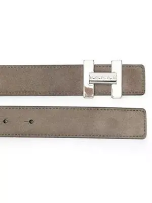 Hogan H-buckle Suede Belt