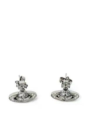 VIVIENNE WESTWOOD Pina Bas Relief Orb Earrings - Silver