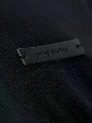 ENTIRE STUDIOS Quarter-zip Long-sleeve Sweater
