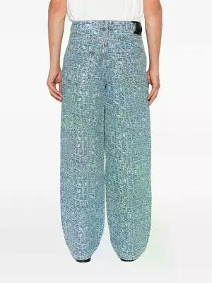 DAILY PAPER Jacquard-pattern Jeans