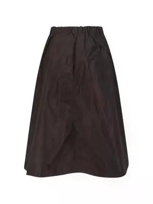 Aspesi Technical Fabric Flared Midi Skirt
