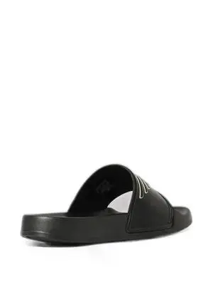 Emporio Armani Logo-embossed Slides