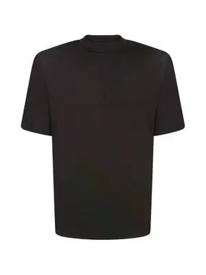 DANIELE FIESOLI Crew-neck Cotton T-shirt - Black