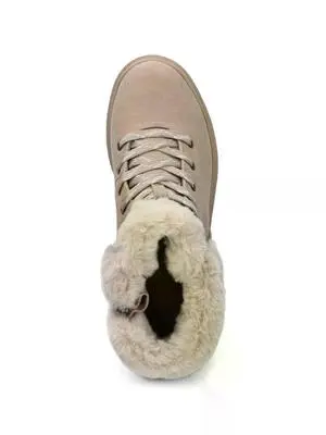Sketchers Park City Faux-fur Trim Ankle Boots