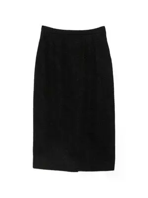 Dolce & Gabbana Bouclé-knit Pencil Midi Skirt