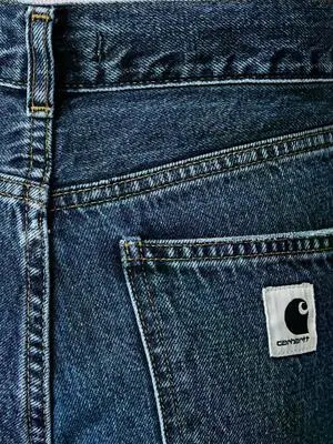 Carhartt Work In Progress Jane Logo-patch Wide-leg Jeans