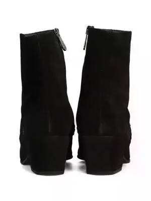 PEDRO MIRALLES Rafaela Braided-trim Ankle Boots - Black