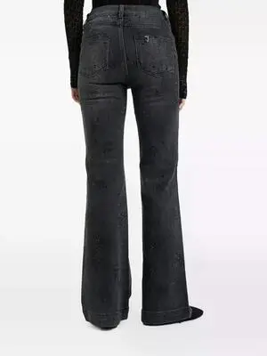 Liu Jo Rhinestone-embellished Flared Jeans