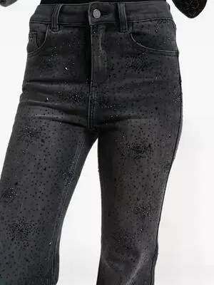 Liu Jo Rhinestone-embellished Flared Jeans