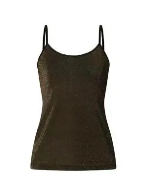 Momoni Airelle Bow-detail Camisole Top - Brown