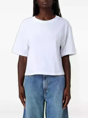 Armani Exchange Cropped T-shirt - White