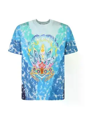 Casablanca Surf Lotus Graphic-print T-shirt - Blue
