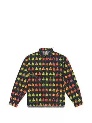 DENIM TEARS Watercolor Jockey Shirt - Black