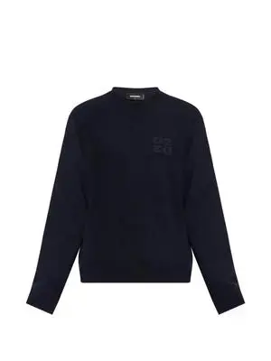 Dsquared2 Logo-embroidered Sweater - Blue