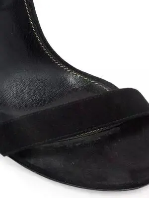 SERGIO ROSSI Suede Ankle-strap Sandals