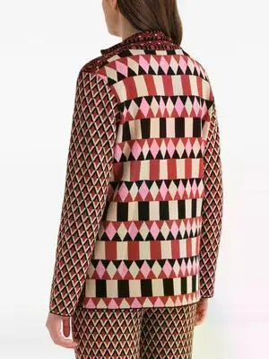 Malìparmi Patchwork Jacquard-knit Jacket