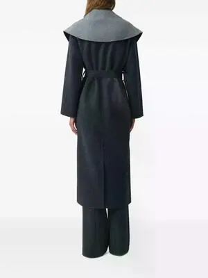 Simkhai Allura Reversible Belted Coat - Grey