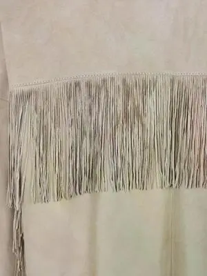 SALVATORE SANTORO Fringed Suede Shirt