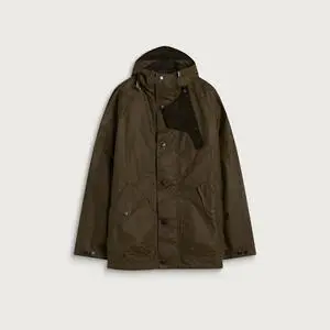 Barbour Re-engineered Keiss Wax Parka Jacket - Beech
