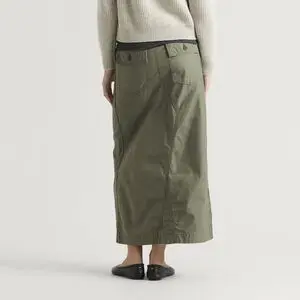 Needles String Fatigue Midi Skirt
