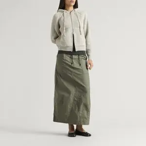Needles String Fatigue Midi Skirt