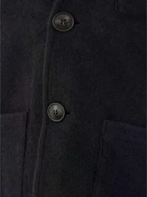 KANGRA Notched-collar Patch-pocket Cardigan